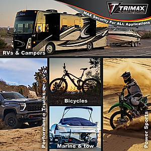 Trimax TAR300 Anti-Rattle 5/8" Keyed Receiver Locking Pin System