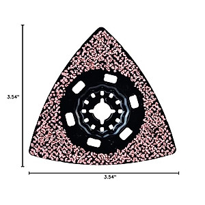 Bosch Professional 2608664351 Sanding Plate AVZ 90 RT2 Carbide RIFF (Starlock, 20 Grit, 90 mm, Accessories Multifunctional Tool)