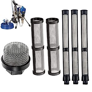 246385 246384 287032 Airless Spray Filter Set Straw Filter Spray Pump Inner core Filter Gun Filter Compatible for Graco 390 395 490 495 495 595 3400 Sprayers
