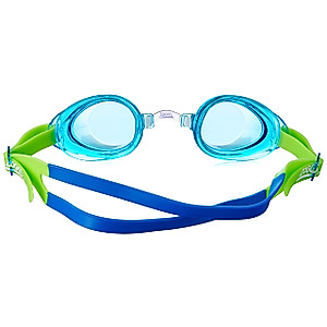 Zoggs Little Ripper Kids UV Swimming Goggles (0-6 Years) - Green/Blue