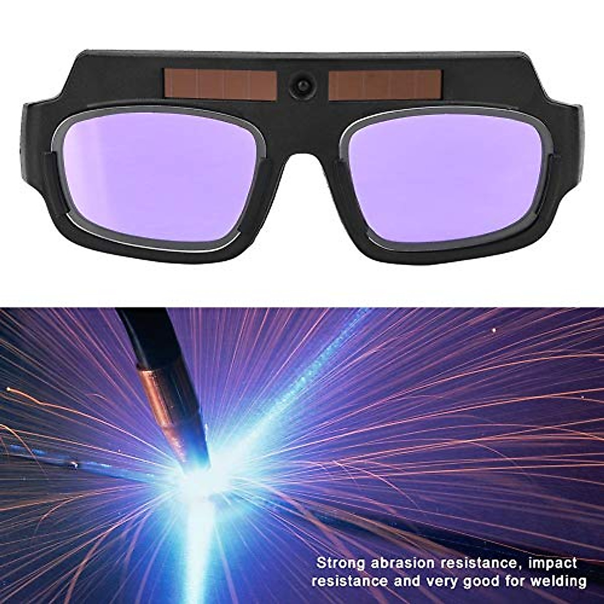 Garosa Solar Automatic Darkening Welding Goggles Protective Welding Glasses Welder Glasses Argon Arc Welding Soldering Torching Brazing Metal Cutting Glasses Welding Tools
