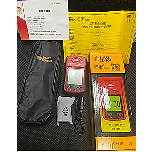 Portable Nitrogen Dioxide Detector 0-20PPM Range LCD Display Backlit Rechargeable Li-battery Powered Three Alarm Way Digital NO2 Gas Monitor Meter Tester Analyzer with Sampling Pump