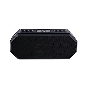 Altec Lansing HydraBlast Wireless Portable Bluetooth Speaker, IP67 Waterproof for Parties, USB C Rechargeable Outdoor Speakers with Built in Phone Charger and LED Lights, 20 Hour Playtime (Black)