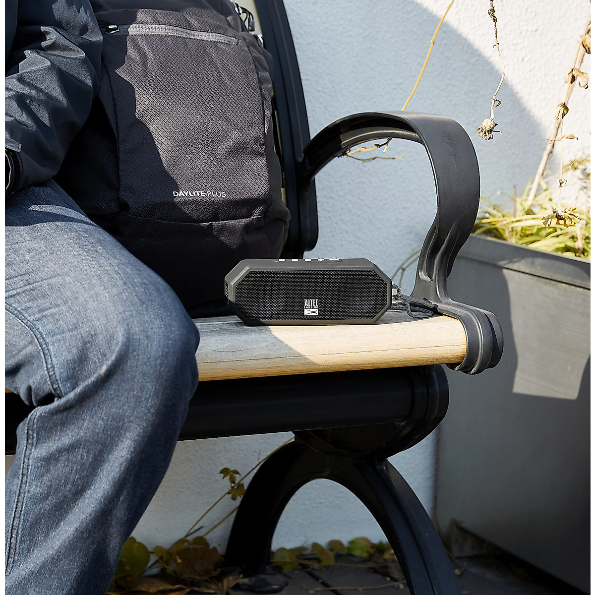 Altec Lansing LifeJacket H2O 4 - Waterproof Bluetooth Speaker, Durable & Portable Speaker with Voice Assistant, 10 Hour Battery Life & 100 Foot Range, Black