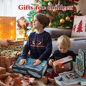 LEVEROAM Talking Sea Battle Board Game with Light and Sound Effects, Electronic Naval Battle with 200 Pre-Set Fleet for Easy Use, Logicality Training, 1-2 Players Perfect Christmas or Birthday Gift