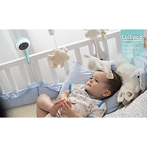 Lollipop - Smart Baby Monitor with True Crying Detection (Cotton Candy)