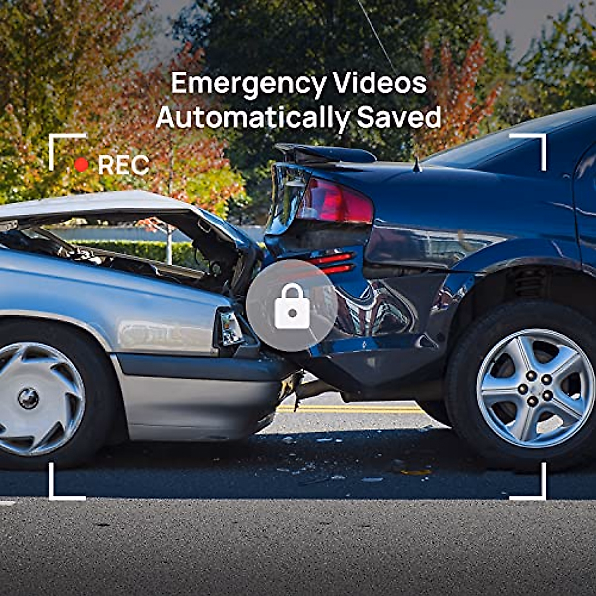 70mai Smart Dash Cam 1S, 1080P Full HD, Smart Dash Camera for Cars, Sony IMX307, Built-in G-Sensor, WDR, Powerful Night Vision