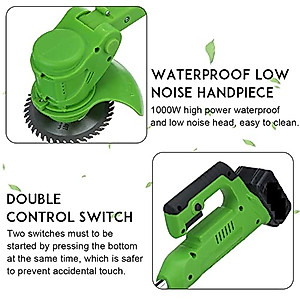 TEETSY Lawn Mower Cordless Mower Electric Mower Automatic Release Lawn Mower Garden Power Tools