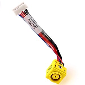 Deal4GO AC DC Power Jack Connector Cable Replacement for Lenovo ThinkPad T510 T510i T520 T520i T530 T530i W510 W520 W530 50.4CU05.001