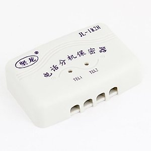 Uxcell Extension Telephone Call Security Secret Keeper 2 Ways for Landline Telephone, White
