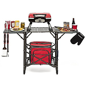 Cuisinart CGG-180TS Petit Gourmet Portable Tabletop Gas Grill, Stainless Steel