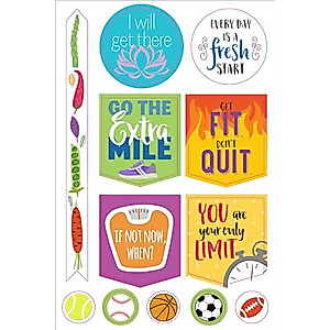 Essentials Health & Fitness Planner Stickers (Set of 325 Stickers)