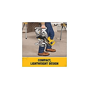 DEWALT 20V MAX 7-1/4-Inch Miter Saw, Tool Only, Cordless (DCS361B)