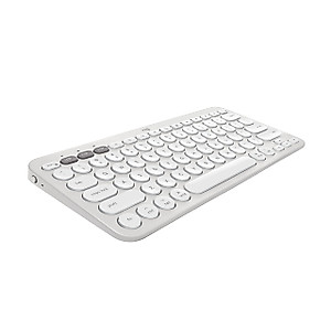 Logitech K380 Multi-Device Bluetooth Keyboard for Mac, Off White