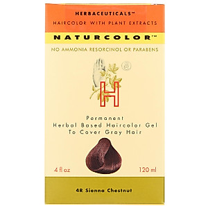 naturcolor Haircolor - Sienna Chestnut Hair Dye, 4 Fl Oz (4R)