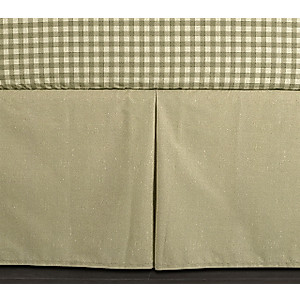 Bedward 100% Cotton (Excluding Quilt Filling) 3 Piece Baby, Toddler Crib Bedding Set ; Includes Fitted Sheet, Bed Skirt and Comforter Quilt for Nursery (Woodland Forest)