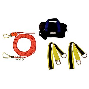 FallTech 777075 75-Foot Checkline Temporary HLL Kit