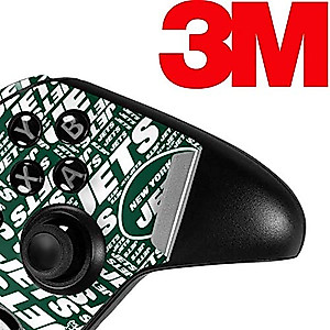 Skinit Decal Gaming Skin Compatible with Xbox One Elite Controller - Officially Licensed NFL New York Jets Green Blast Design