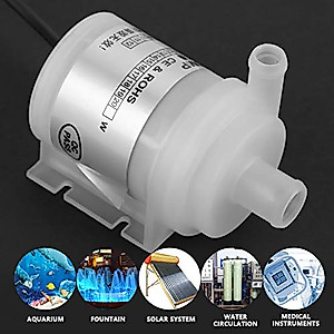 Mini DC 24V Food Grade Micro Brushless Water Pump 10W for Aquarium Fountain Medical Instruments