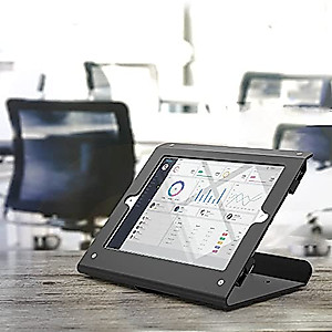 Beelta Tablet Kiosk POS Stand Compatible 10.2” iPad 7 8 9 Generation with 360 Swivel Base