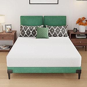 PayLessHere Gel Memory Foam Mattress 8 inch Mattress, CertiPUR-US Certified,Breathable Bed Mattress for Cooler Sleep Supportive & Pressure Relief,Removable Soft Cover,Mattress in Box, White Full