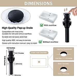 Qomolangma Waterfall Bathroom Faucet, Matte Black Modern Single Handle Bathroom Faucets for 1 or 3 Hole Bathroom Sink Faucet Mixer Tap Washbasin Faucet with Deck, Pop-up Drain and Supply Hoses