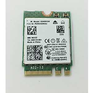 867Mbps Dual Band Wireless-AC 8260NGW WiFi Card for Dell Latitude 7275 E5270 E5450 E5570 E7270 E7470 Precision 3510 7510 M7510 08XG1T 0CNP0J 0KTTYN 5M4TC 8XG1T CNP0J 05M4TC 08XG1T 0CNP0J 8XG1T