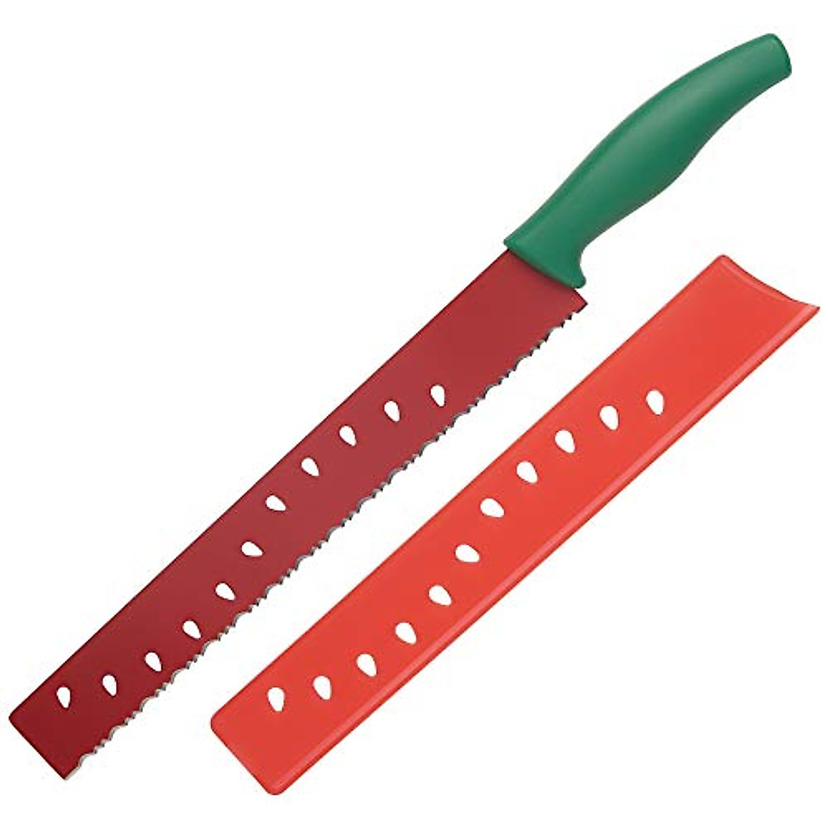 Kuhn Rikon Melon Knife, 1, Red/Green