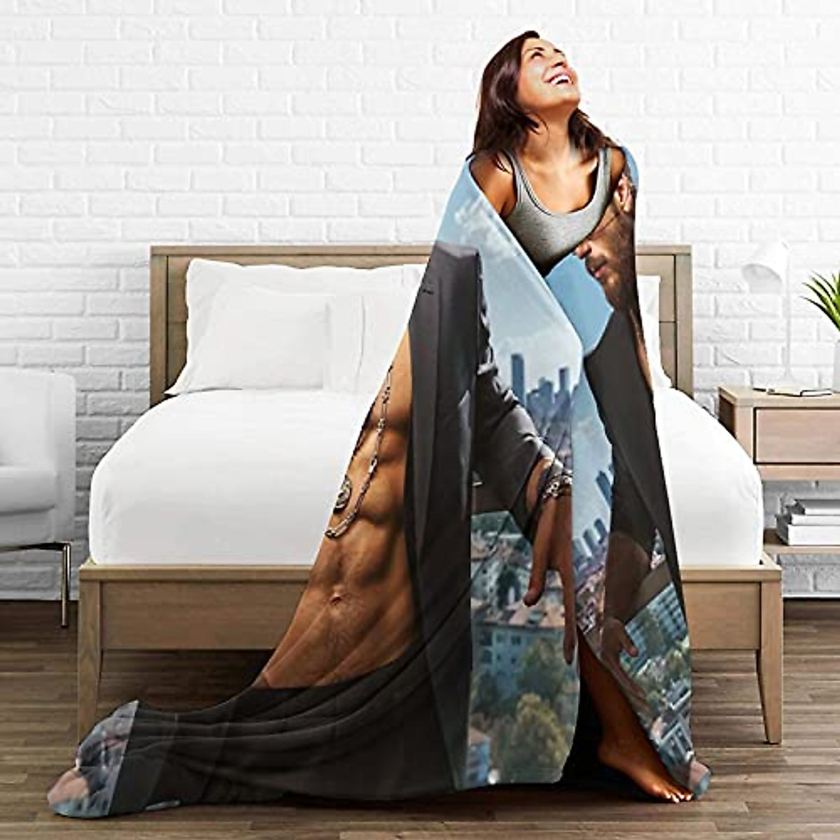 Blanket Can Yaman Super Soft and Comfortable Fleece Blankets Throw Blanket Picnic Blankets Camping Blanket Beach Blanket for Decoration Bedroom Living Room Yoga