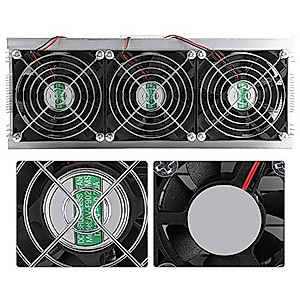 Thermoelectric Cooler, Thermoelectric Cooler, Asixx DIY Thermoelectric Peltier Refrigeration Semiconductor Cooler Air Cooling Device 20A 12V