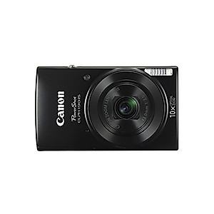Canon Cameras US 1084C001 Canon PowerShot ELPH 190 Digital Camera w/ 10x Optical Zoom and Image Stabilization - Wi-Fi & NFC Enabled (Black)