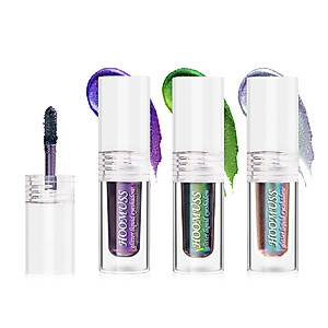 HOOMUSS Chameleon Eyeshadow Liquid Glitter Eyeshadow, Green Liquid Eyeshadows Holographic Multichrome Eye Makeup, Long Lsting and Quick Drying, Elf