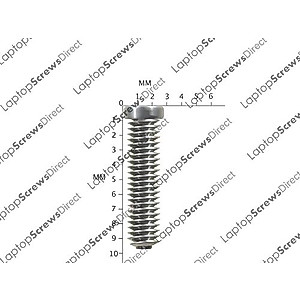 RapidSparesLtd Pack of 100 M2X9 New Sliver Wafer Head Laptop Machine Screw Philips Head