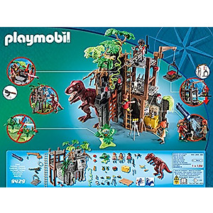 Playmobil Hidden Temple with T-Rex Building Set, Multi