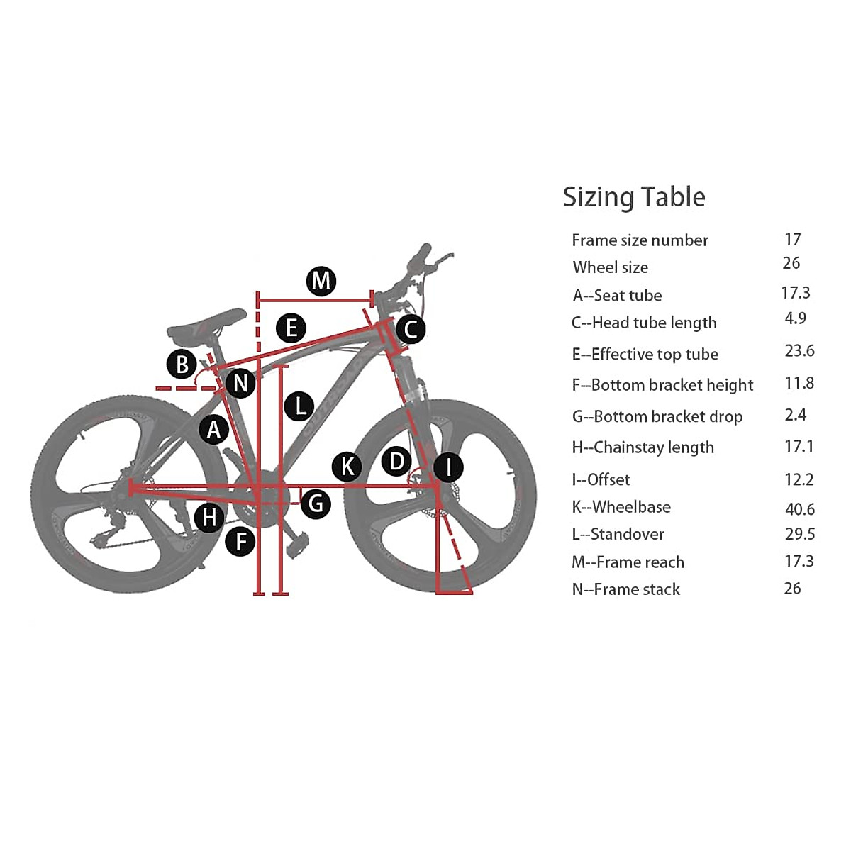 Outroad 26 Inch Mountain Bike, 21-Speed/High-Carbon Steel/Aviation Grade Frame, Dual Disc/V Brake, Adjustable Ergonomic Seat Bycycle for Men Women Adult, Quick Assembly in 20 Minutes