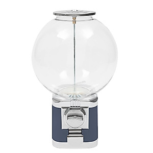 Gumball Machine,Big Bubble Gumball Dispenser Machine,1.26in Ball Bulk Vending Machine with Key,Classic Bubble Capsule Toys Candy Dispenser,Vending Machine,Gift Toys for Girls and Boys(Dark Blue)