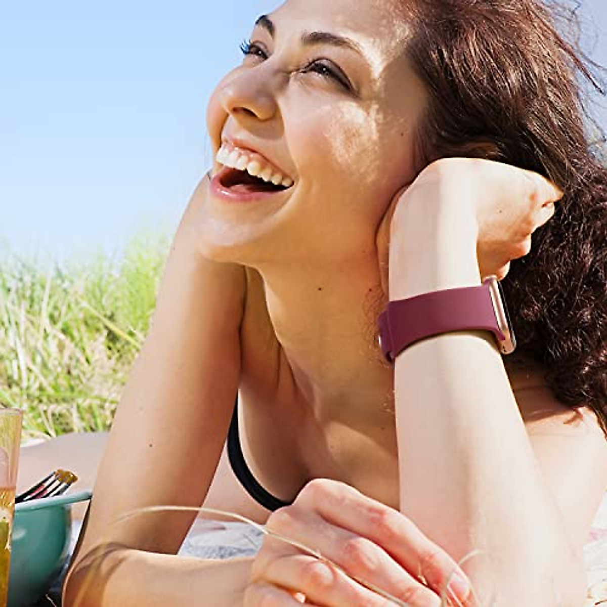 SWHAS Watch Bands Compatible with Apple Watch Bands 38mm 40mm 41mm Women Men Girls, Soft Silicone Wristbands Replacement Strap Compatible with iWatch Series 8 SE 7 6 5 4 3 2 1, 14 Pack