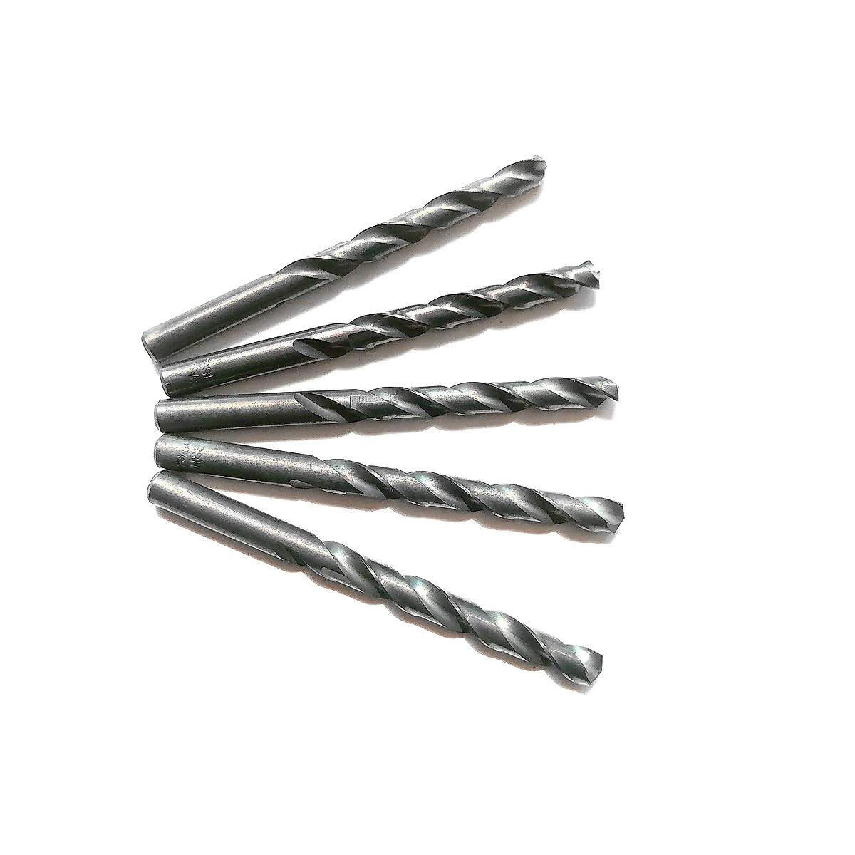 5PCS 1/2" Black Oxide Twist Drill Bits