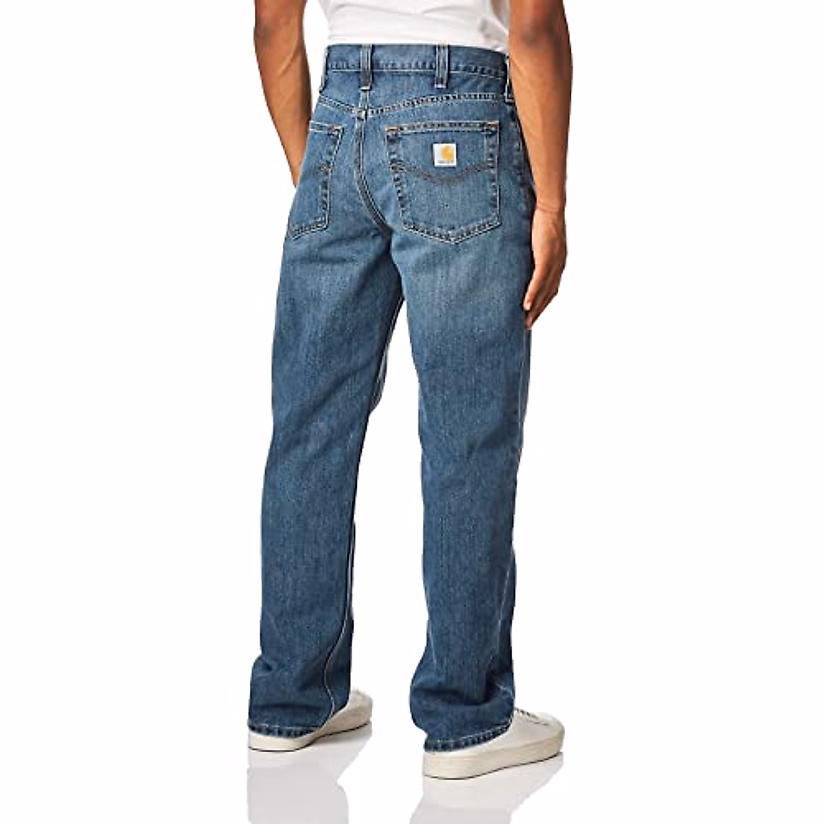 Carhartt mens Relaxed Fit 5-pocket jeans, Frontier, 33W x 32L US