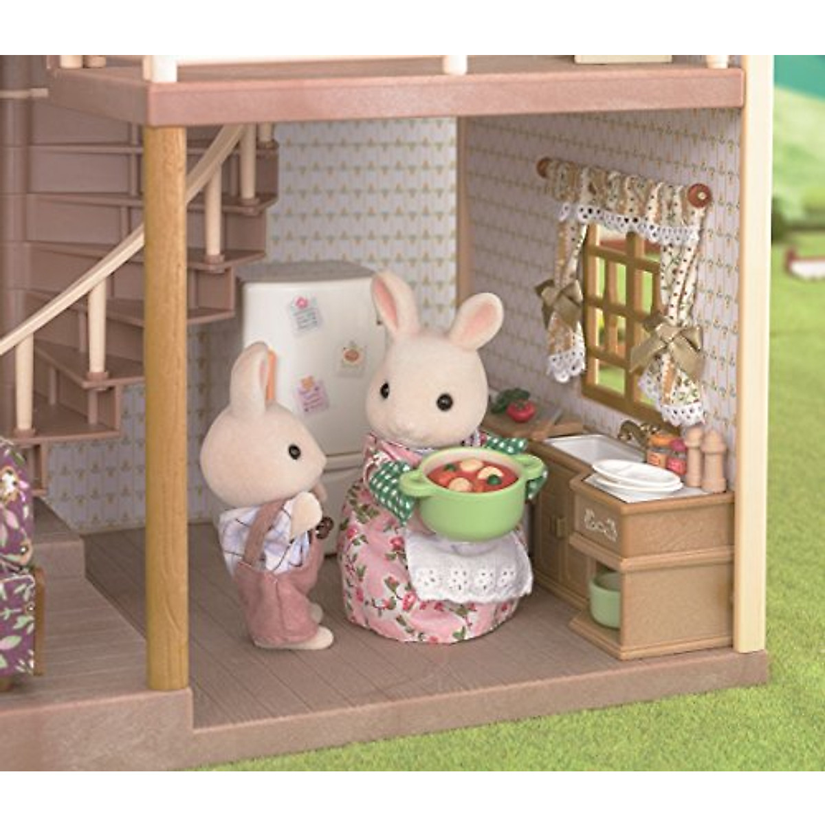 Epoch Sylvanian Families Sylvanian Family Green Hill House ha-35