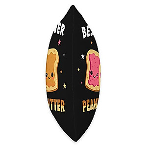 ap lucky designs for people Besties Forever Peanut Butter und Jelly Throw Pillow, 16x16, Multicolor