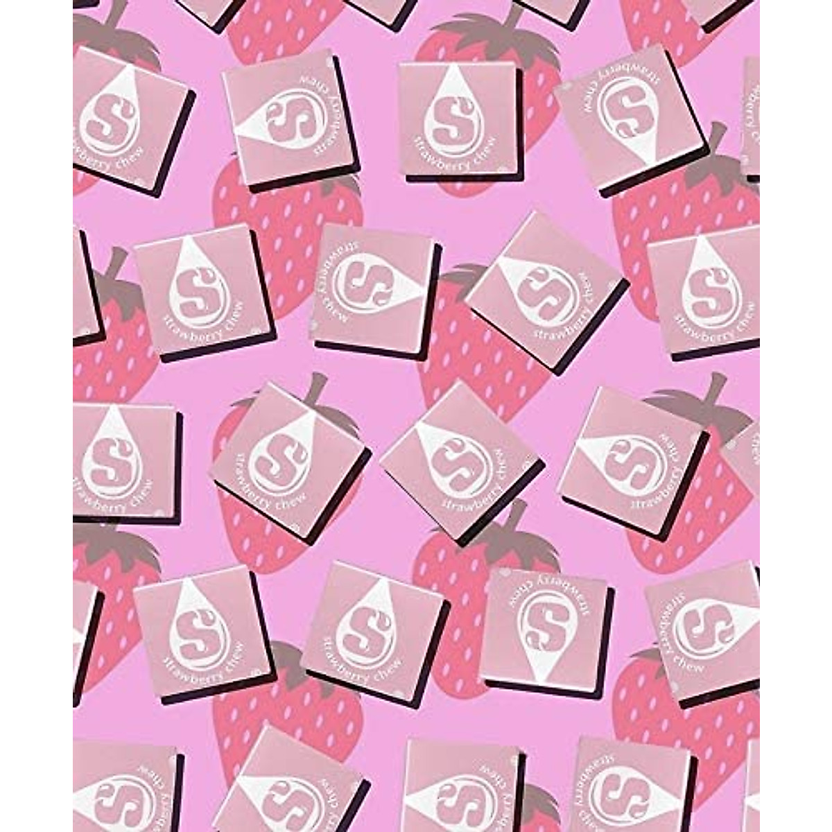 Starburst Fruit Chews Candy Bulk Pack - 2 Pounds - All Pink - In Mighty Merchandise Packaging