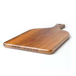 PDSM Teak Cutting Board With Handle | Wooden Chopping & Charcuterie Board | Small Wooden Cutting Boards For Kitchen