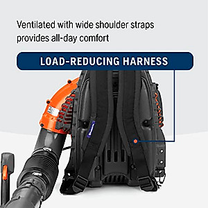 Husqvarna 360BT 65.6cc 2-Cycle Gas 890 CFM 232 MPH Backpack Leaf Blower