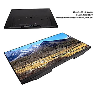 LCD Screen Monitor Heat Dissipation 100-240V VGA 27 Inch Computer Monitor High Contrast AntiInterference Ultra Thin