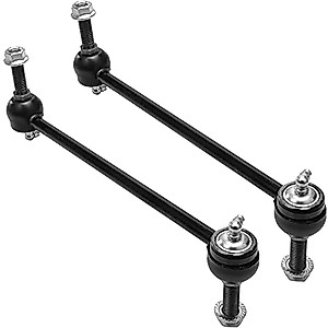 Detroit Axle - Front End 10pc Suspension Kit for 2005-2010 Ford Mustang 2006 2007 2008 2009, 2 Lower Control Arms 2 Sway Bar Links 4 Inner & Outer Tie Rods 2 Boots & Bellows Replacement