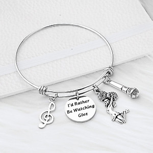 ENSIANTH Musical Comedy TV Show Inspired Gift Glee Lover Gift Glee Fans Gift I'd Rather Be Watching Glee (Watching Glee)