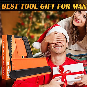 Contour Gauge Tool 10 & 5 Inch - Super Gauge Shape Profile Tool, Outline Duplicator for Corner Measuring, Adjustable Woodworking Tool, Birthday Gifts for Men, Dad, Cool Gadgets Home