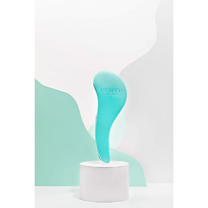 Crave Naturals BIGGIE Glide Thru Detangling Brush - Detangler Hairbrush & Comb for Curly, Natural, Straight, Wet or Dry Hair (MINT)