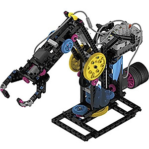 Thames & Kosmos Robotics Workshop Model Building & Science Experiment Kit | Build & Program 10 Robots with Ultrasonic Sensors | Program & Control with App for iOS & Android